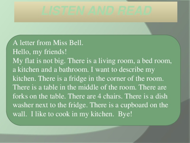Презентация по английскому языку "My flat"